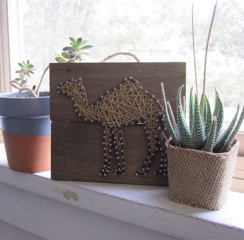 Camel String Art, Hump Day, Cute Desert Gift - Etsy