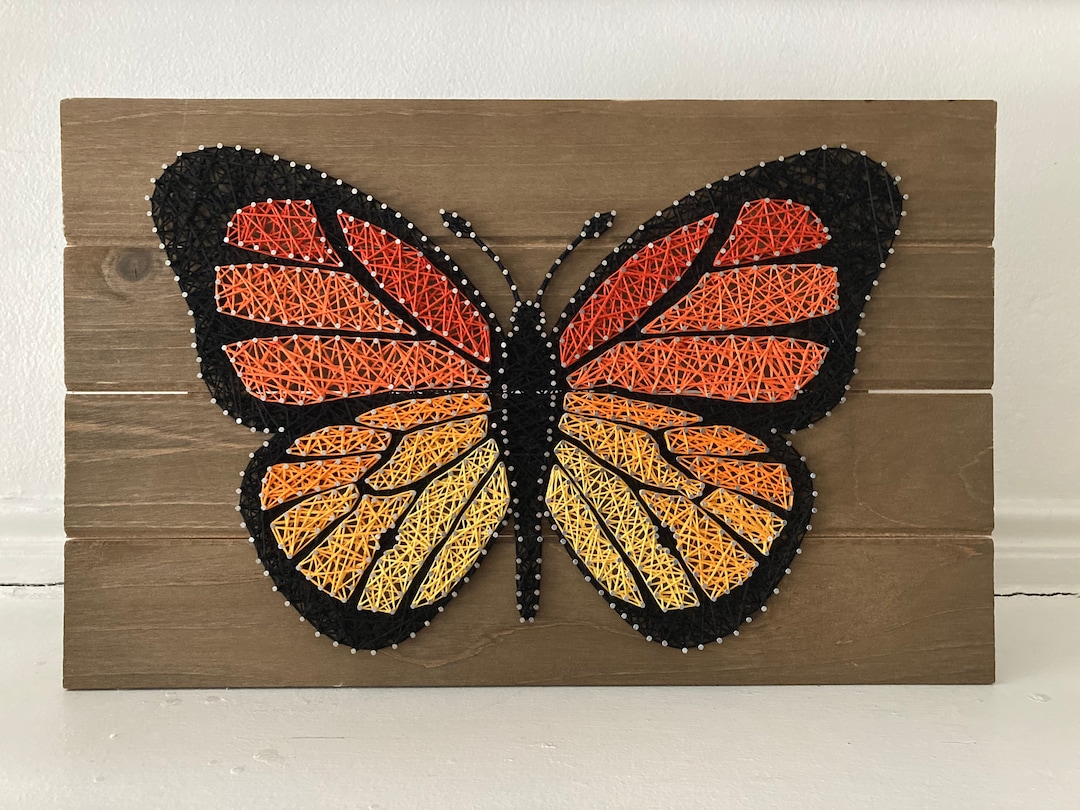 Monarch Butterfly String Art - Etsy
