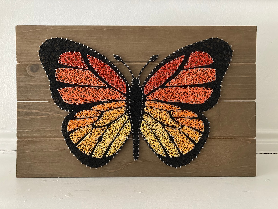 Monarch Butterfly String Art - Etsy