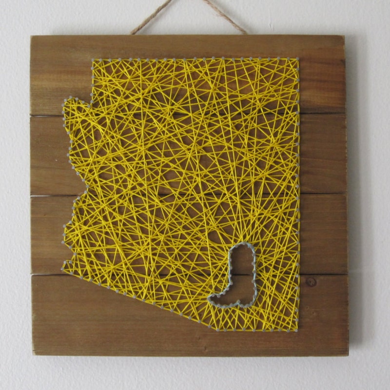 State String Art - Etsy