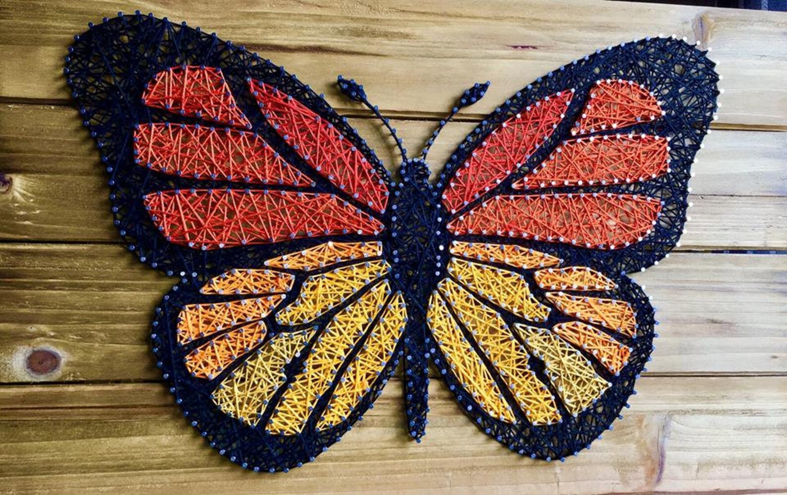 Monarch Butterfly String Art - Etsy