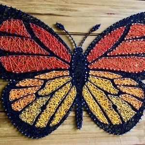 Monarch Butterfly String Art - Etsy