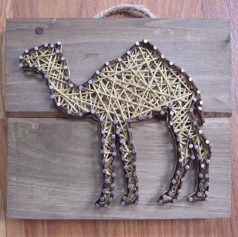 Camel String Art, Hump Day, Cute Desert Gift - Etsy