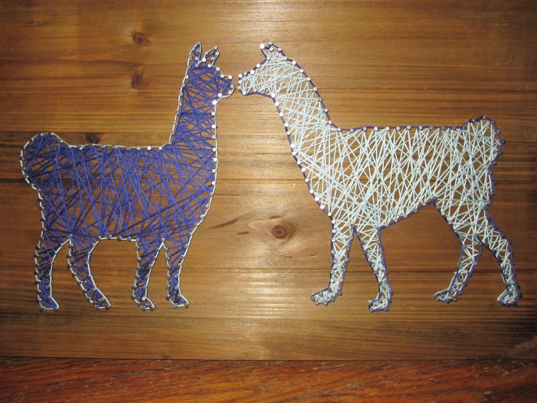 Llama String Art - Etsy