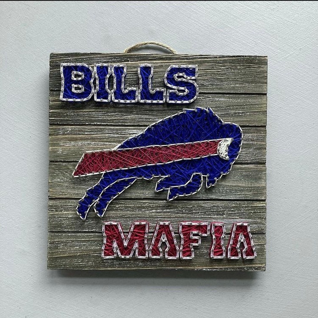 Buffalo Bills Mafia String Art NFL Billieve Allen Diggs - Etsy