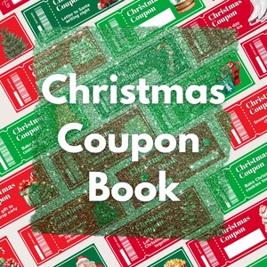 Family Christmas Coupon Book | Holiday Activity Gift (digital Download ...