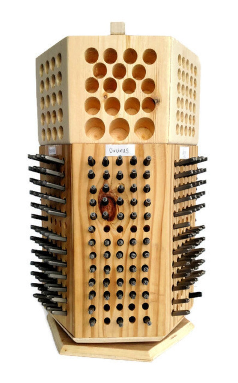 Medium Sized Metal Stamp Holder Metal Stamp Organizer Wooden | Etsy