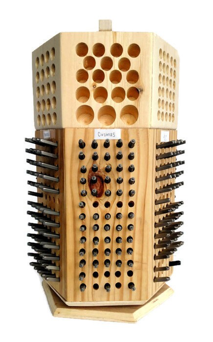 Medium Sized Metal Stamp Holder Metal Stamp Organizer Wooden | Etsy