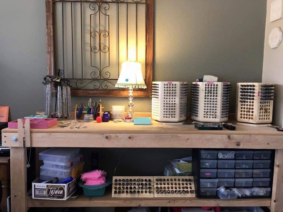 Large Spinning Metal Stamp Holder Metal Stamp Organizer | Etsy UK