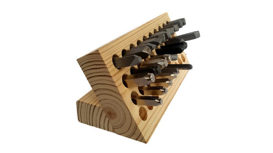 Large Design Stamp Holder Holds 40 Large Stamps at a Angle for Easy ...