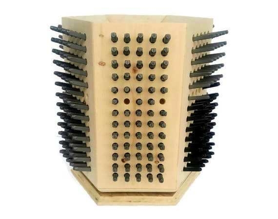 Large Spinning Metal Stamp Holder Metal Stamp Organizer | Etsy UK