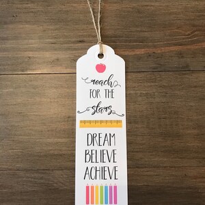 Thank You Teacher / Student Bookmarks - Etsy