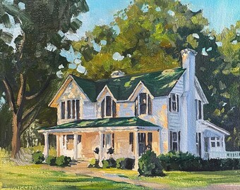 House Oil Painting - Etsy