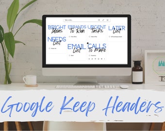 Google Keep Headers 25 Neutral & Aesthetic Designs - Etsy