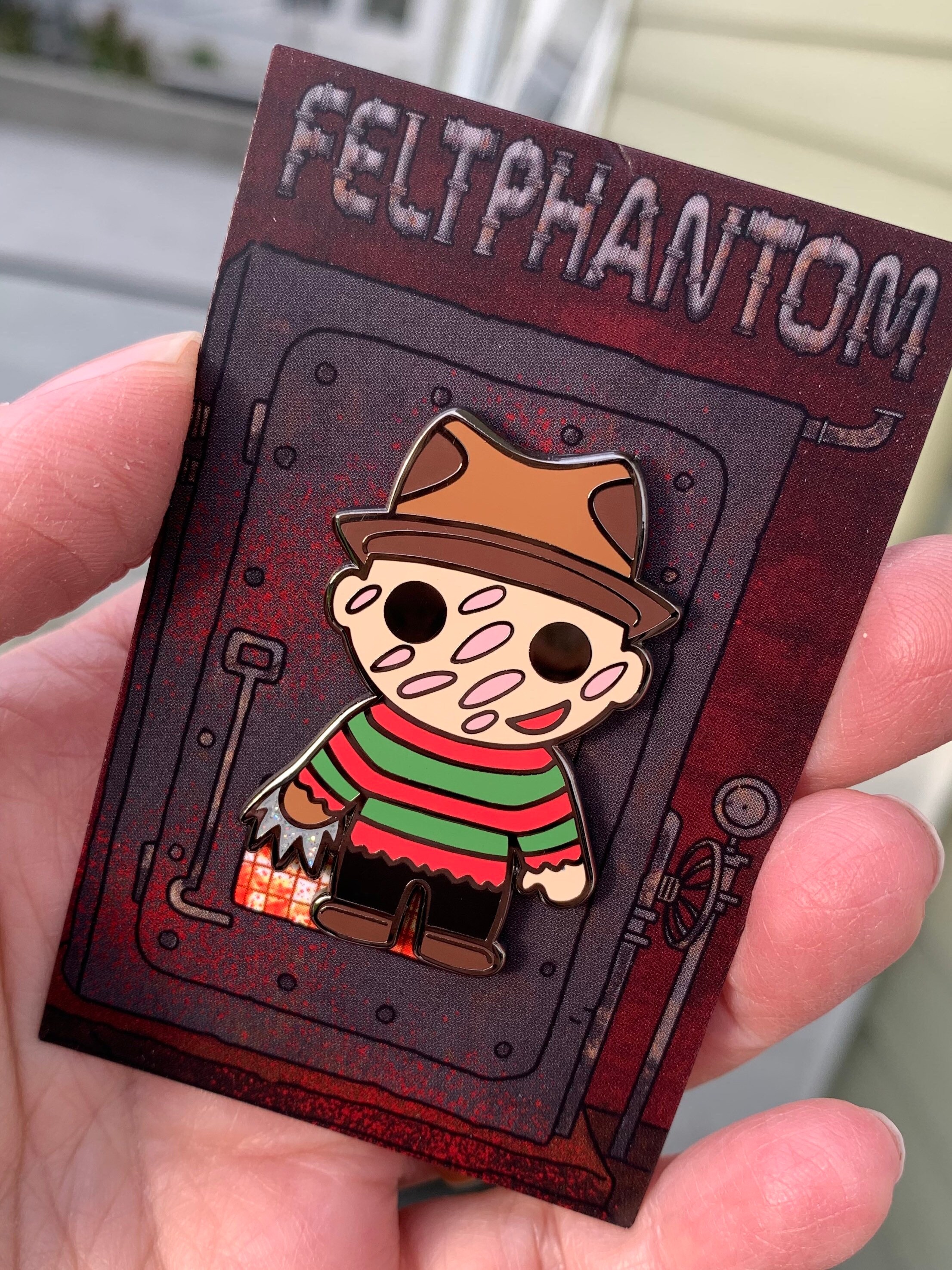 Freddy Pin, Freddy Krueger, Nightmare on Elm Street, Pin, Enamel Pin ...