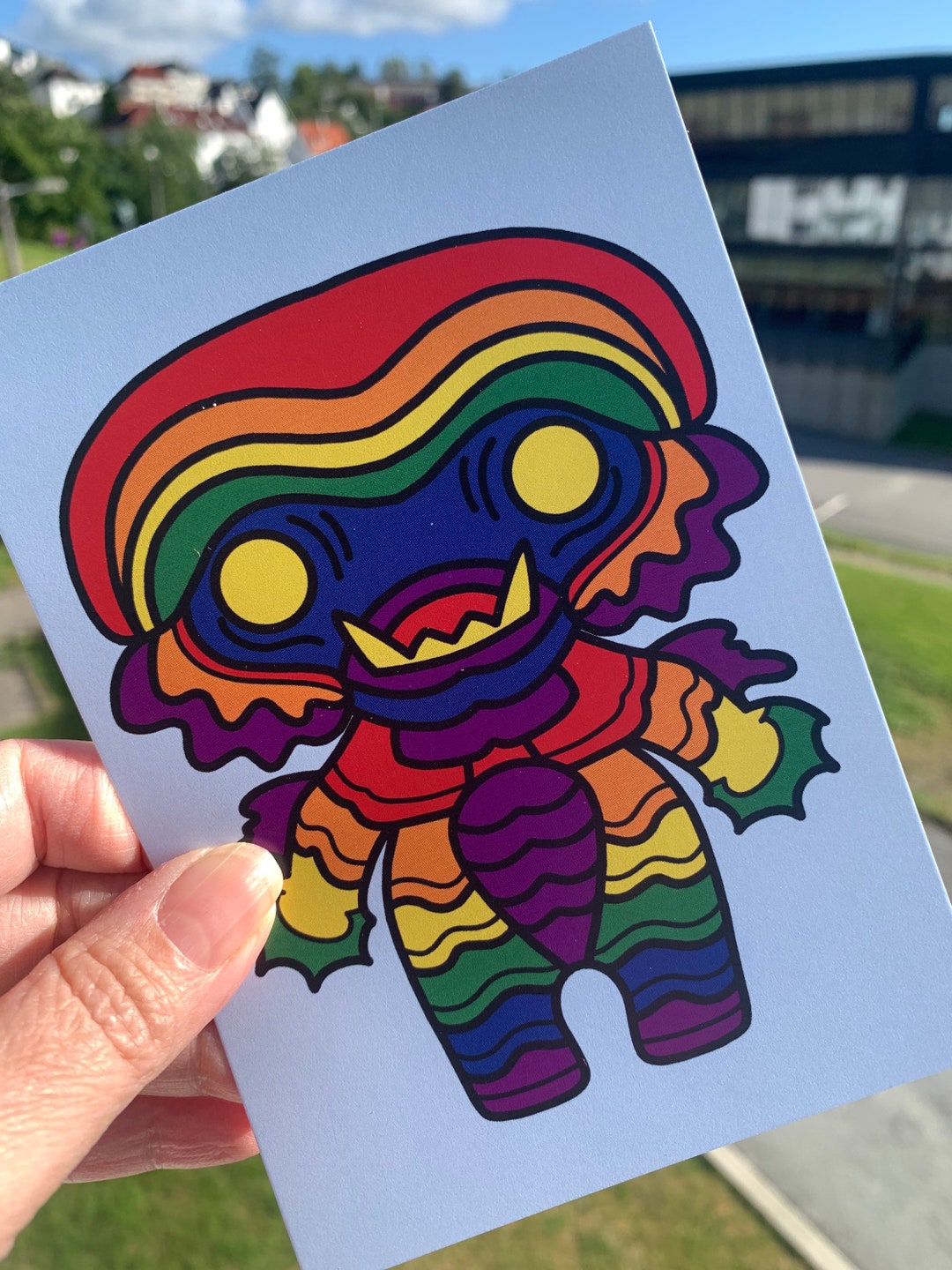 Gillman Postcard Creature From the Black Lagoon Pride - Etsy