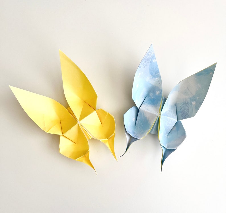 Origami Butterflies Feathers - Etsy
