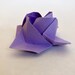 12 Origami Blue Roses - Etsy