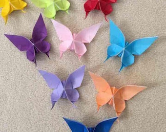 Origami Butterflies Flower Garden | Etsy
