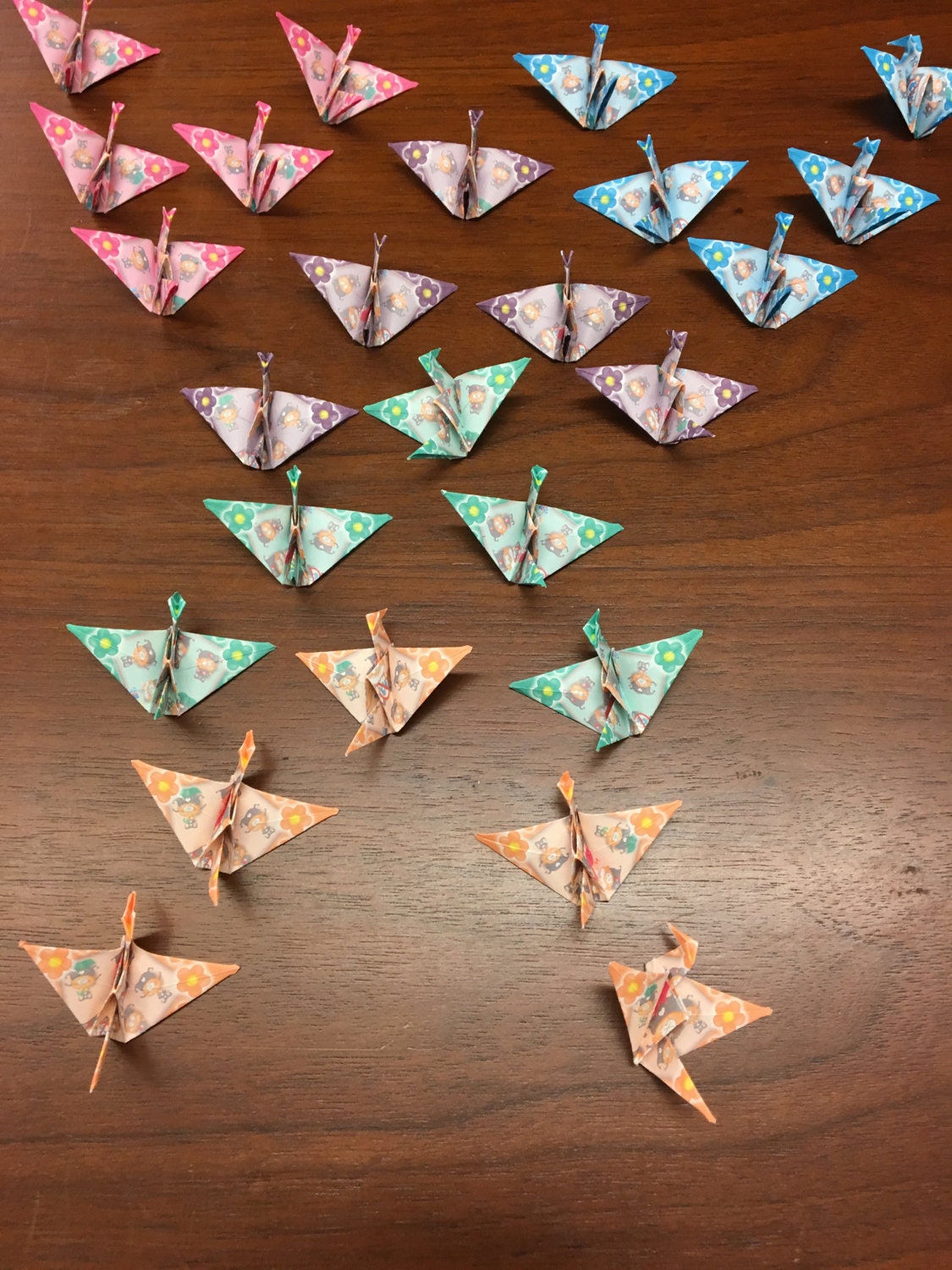Origami Flapping Cranes - Etsy