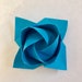 12 Origami Blue Roses - Etsy