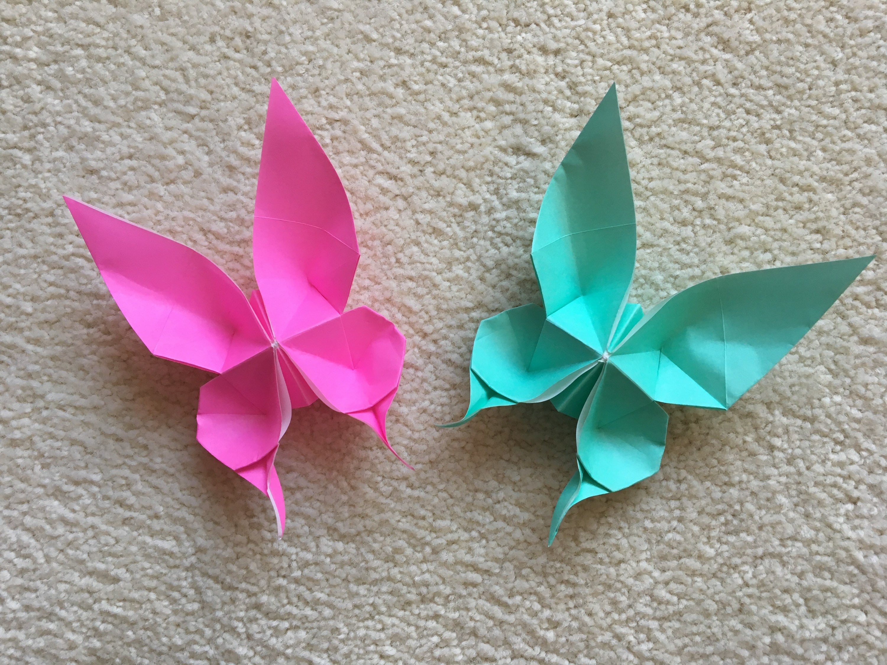 12 Origami Butterflies - Etsy