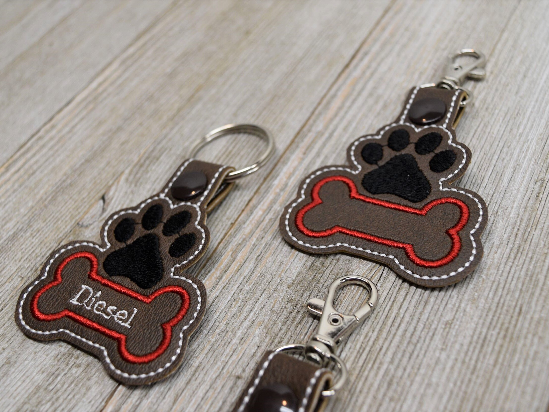 Dog Paw Keychain Adopt Rescue Gift Dog Crate Tag Pet Key | Etsy