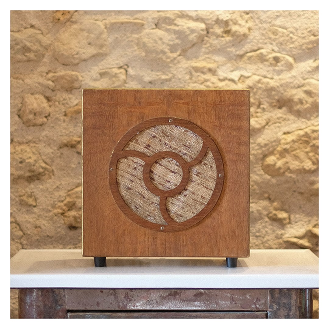 Rare Tube Radio Antique Speaker Arts and Crafts Vintage Radio Speaker ...