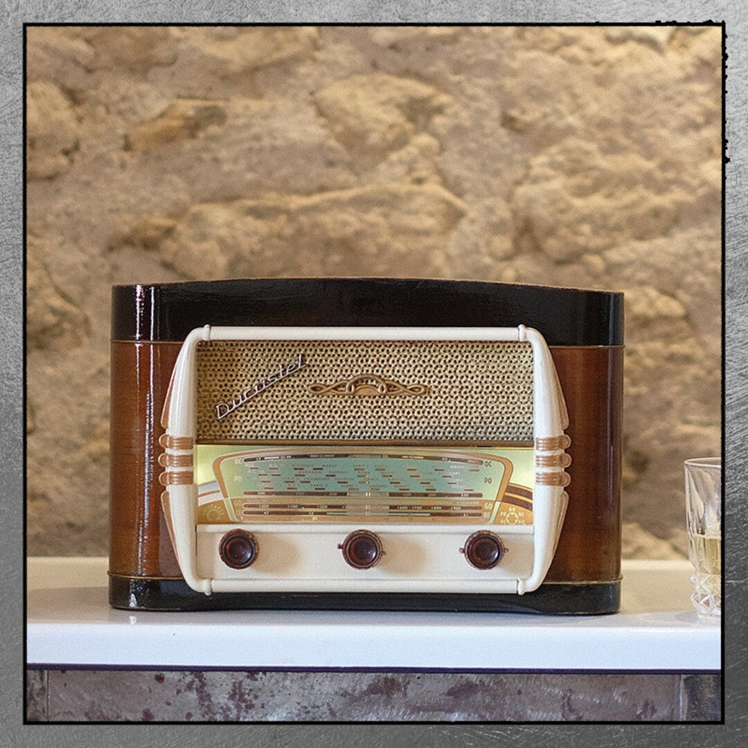 Vintage Tube Radio Art Deco Upcycled Valve Radio - Etsy