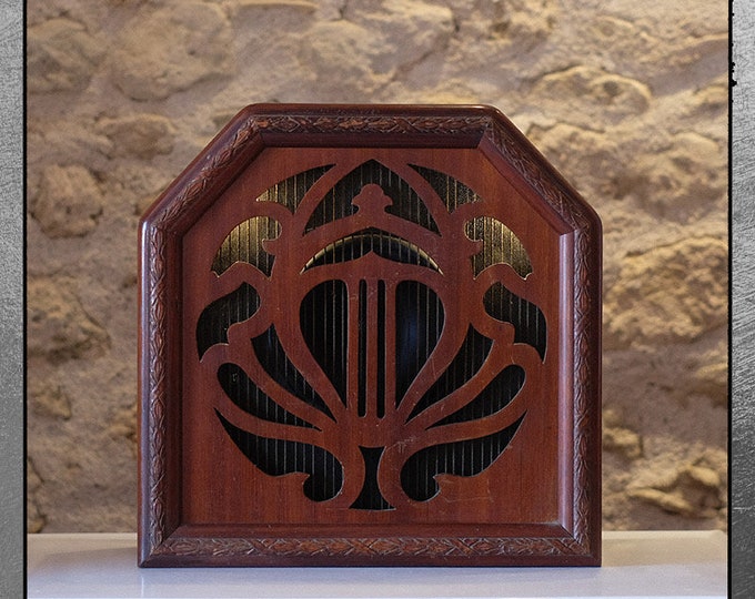 Rare Tube Radio Antique Speaker 1927 Art Deco Vintage Radio Speaker ...