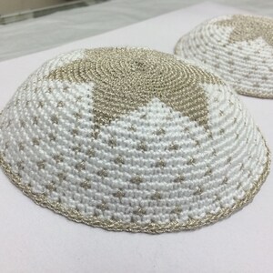 Wedding - Star of David Kippah - Etsy