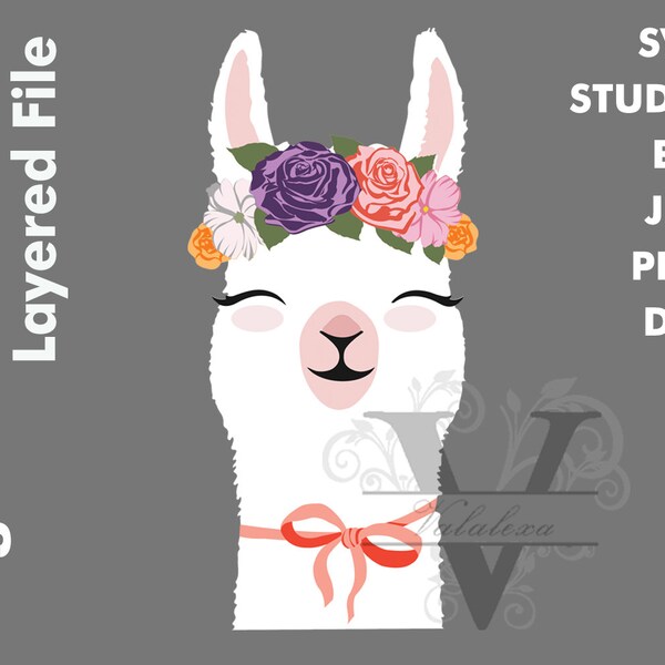 Llama Flower Crown - Etsy