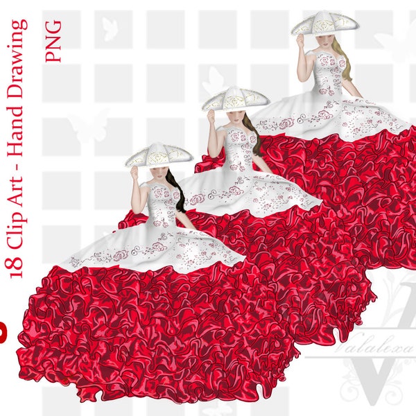 Red Quinceanera Dress - Etsy