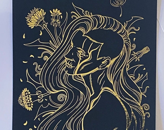 Loki Kintsugi Gold Foil Print Lokean Pagan Witch 2022 - Etsy