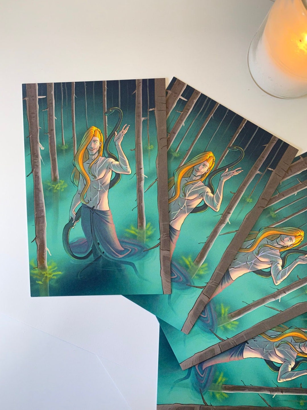 Loki Kintsugi Holographic Foil Print Lokean Pagan Witch 2021 - Etsy