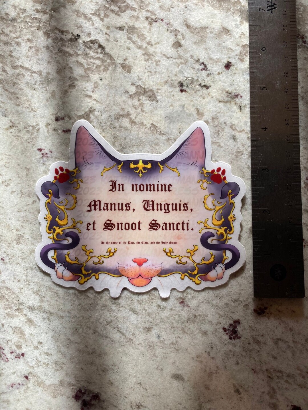 Church of Cat-tholacism Sticker Cat's Prayer - Etsy