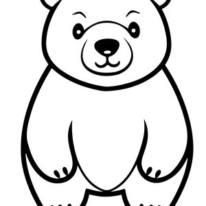 100 Easy Bold Coloring Pages for Kids – Printable Mega Bundle | Toddler ...