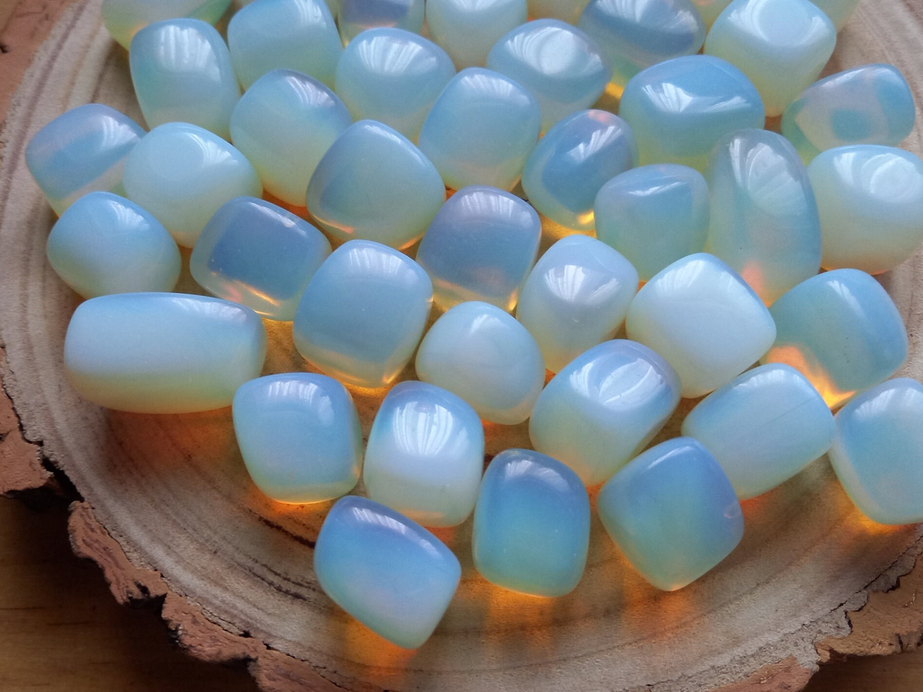 Opalite Tumble Stone Opalite Crystal Small Approx 2 Cm - Etsy UK