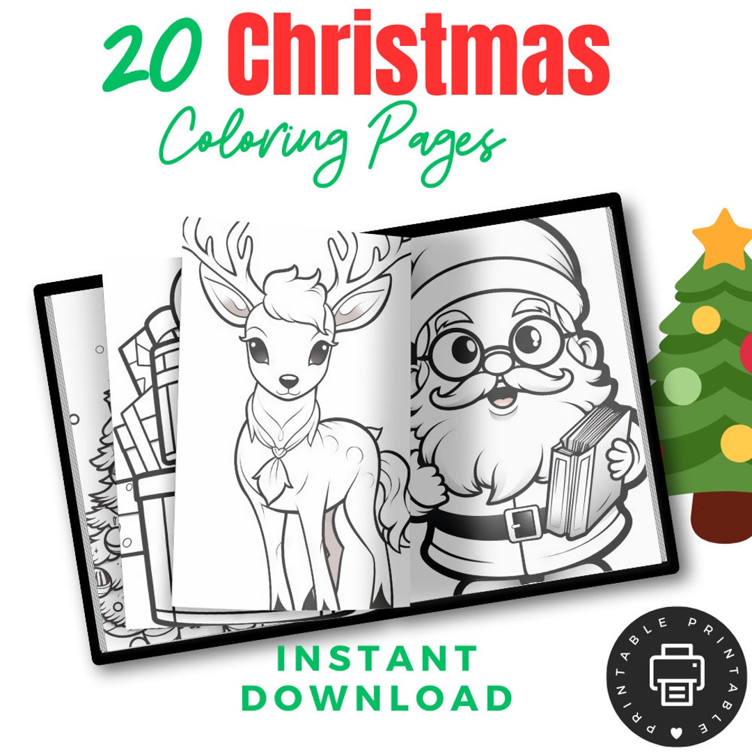Kids Christmas Coloring Pages , Christmas Coloring Book, Christmas Kids ...