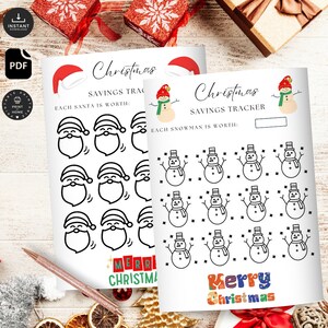 Christmas Savings Tracker Printable, Christmas Gift Spending Tracker ...