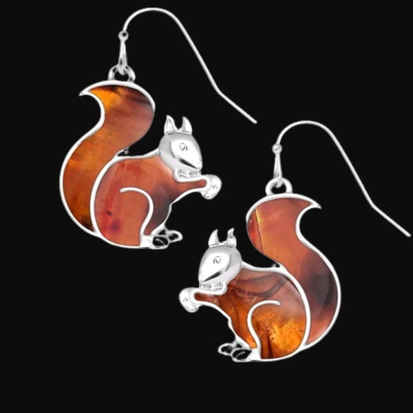 Squirrel Earrings - Etsy
