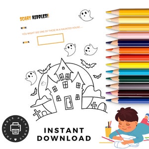 Halloween Activity Pack for Kids – 105 Printable Pages | Games, Mazes ...