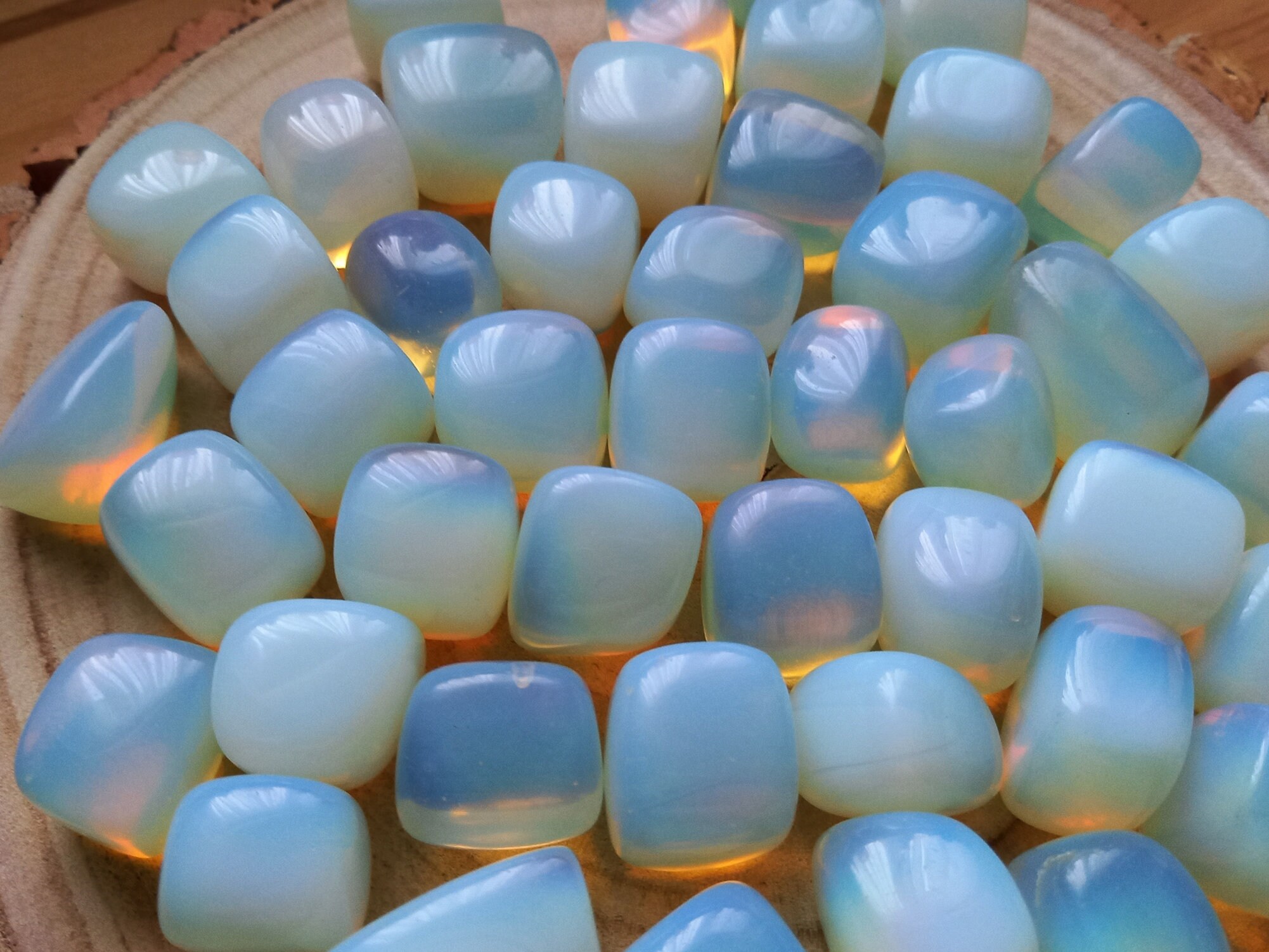 Opalite Tumble Stone Opalite Crystal Small Approx 2 Cm - Etsy UK