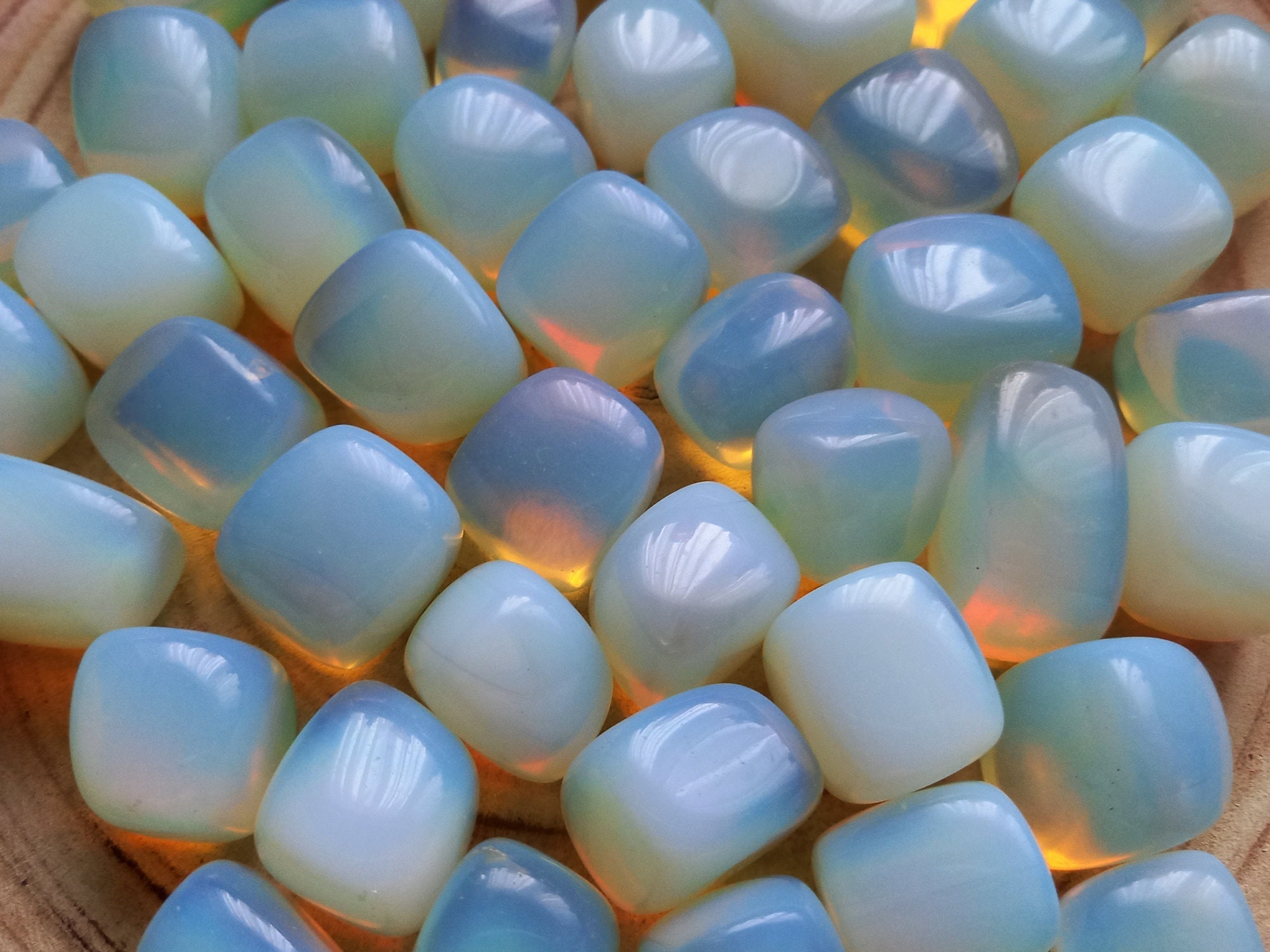 Opalite Tumble Stone Opalite Crystal Small Approx 2 Cm - Etsy UK