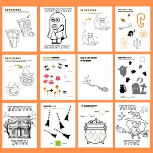 Halloween Activity Pack for Kids – 105 Printable Pages | Games, Mazes ...