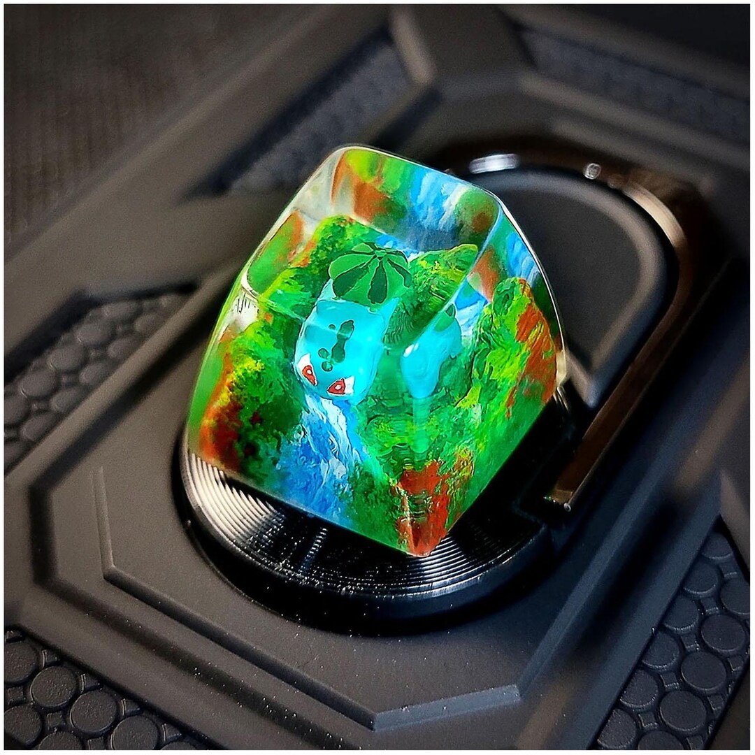 Pokemon Charizard Artisan Keycaps Epoxy Resin - Etsy