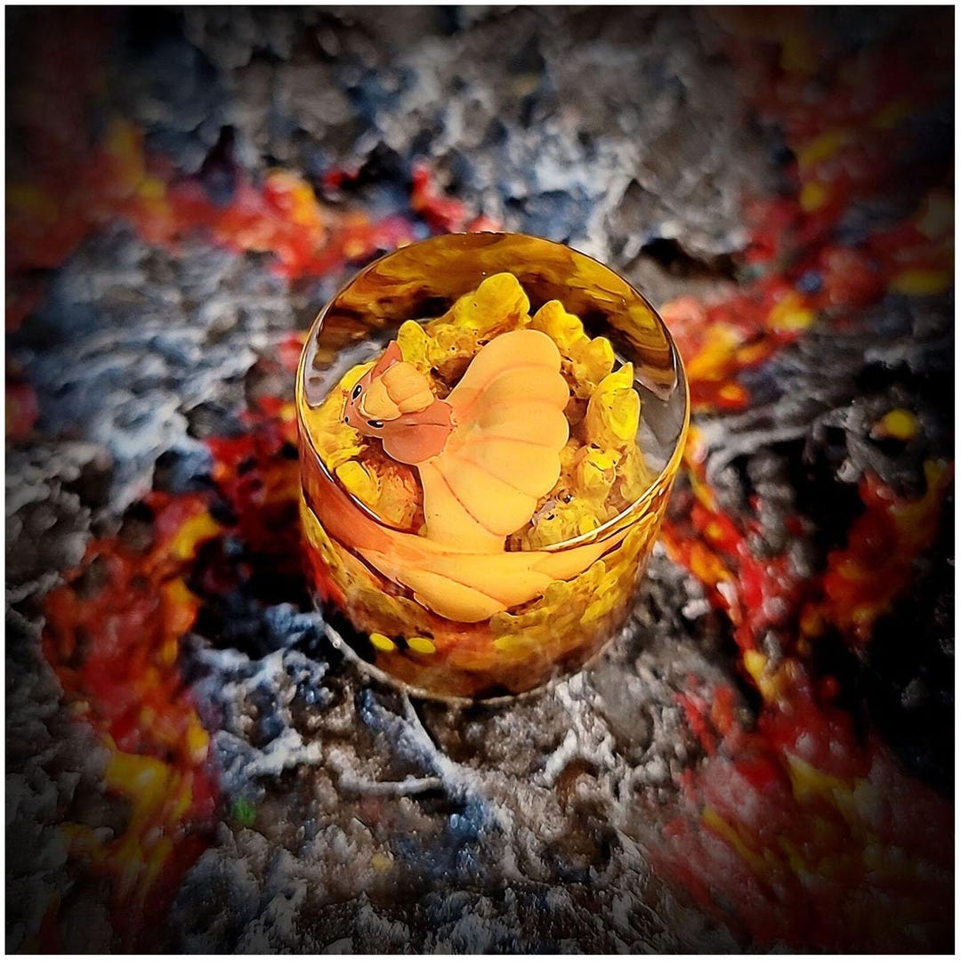 Pokemon Mimikyu Artisan Keycaps Epoxy Resin - Etsy