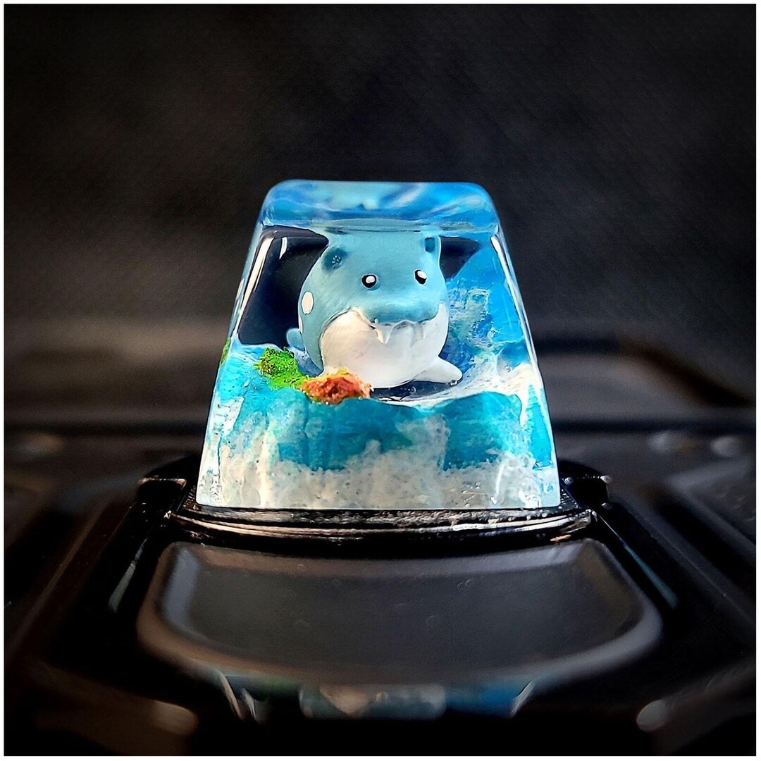 Pokemon Spheal Artisan Keycaps Epoxy Resin - Etsy