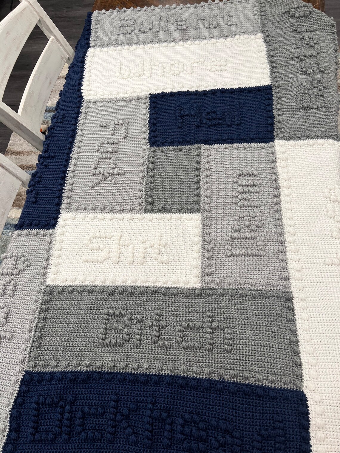 Cuss Word Motif Crochet PATTERN Only - Etsy