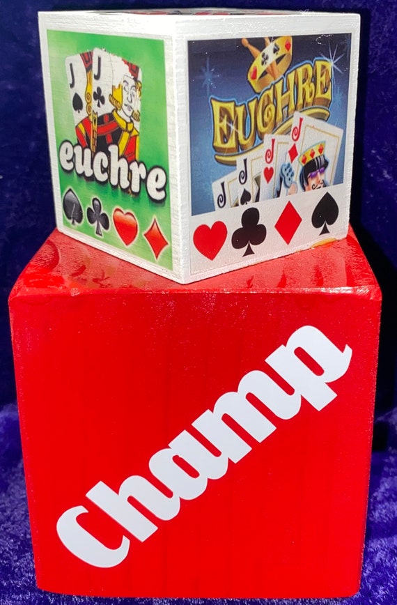 Euchre Champ Trophy - Etsy